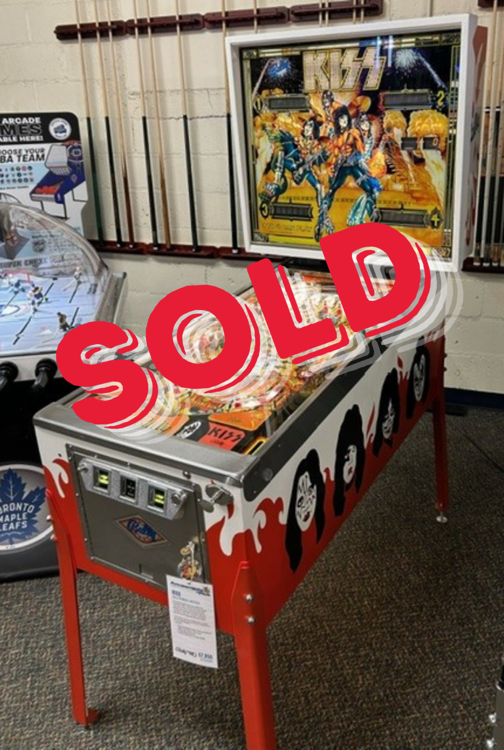 KISS Pinball Machine - Amusements Plus