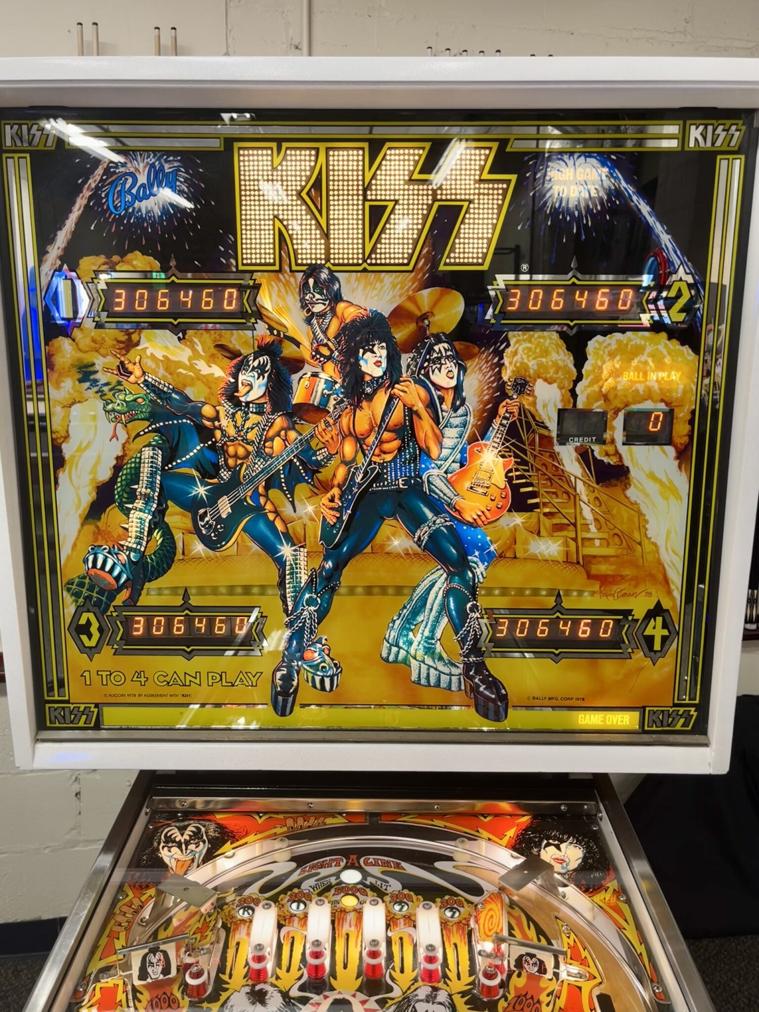 KISS Pinball Machine - Amusements Plus